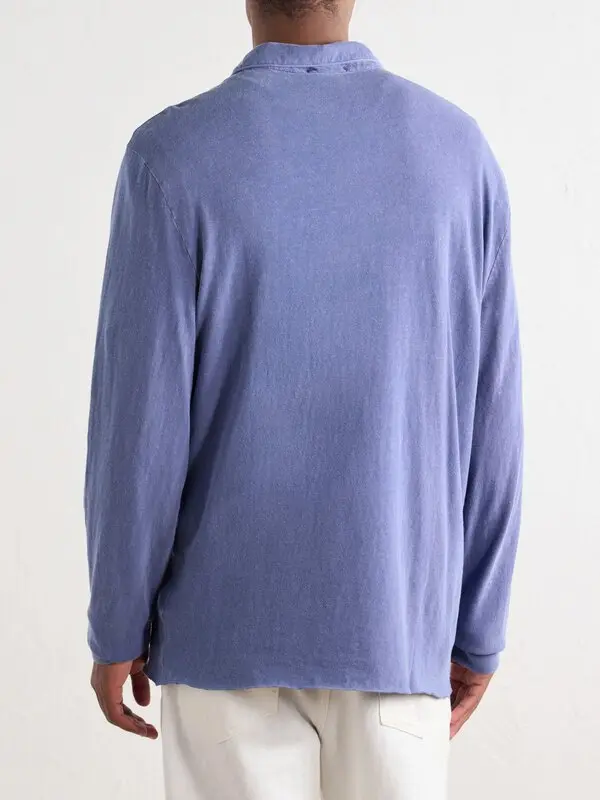 JAMES PERSE Cotton-twill Polo Shirt