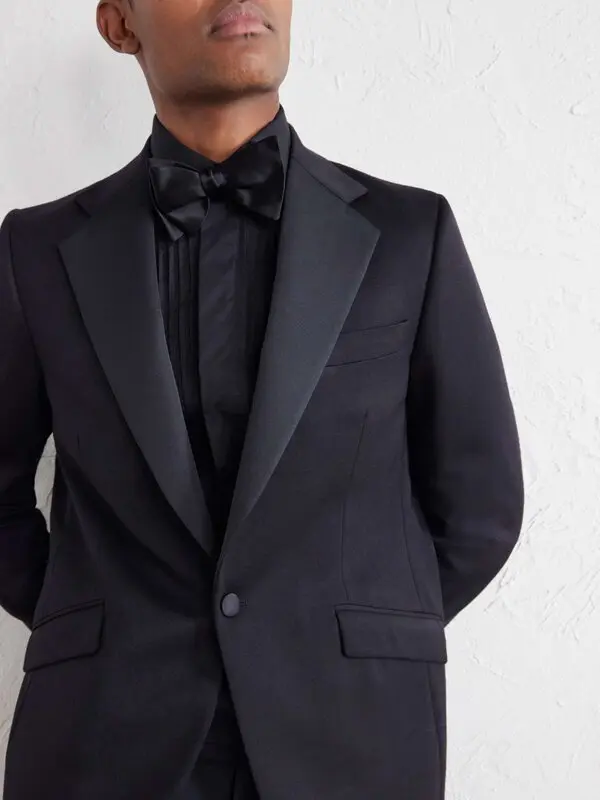 FAVOURBROOK Tommy Grosgrain-trimmed Wool Tuxedo Jacket