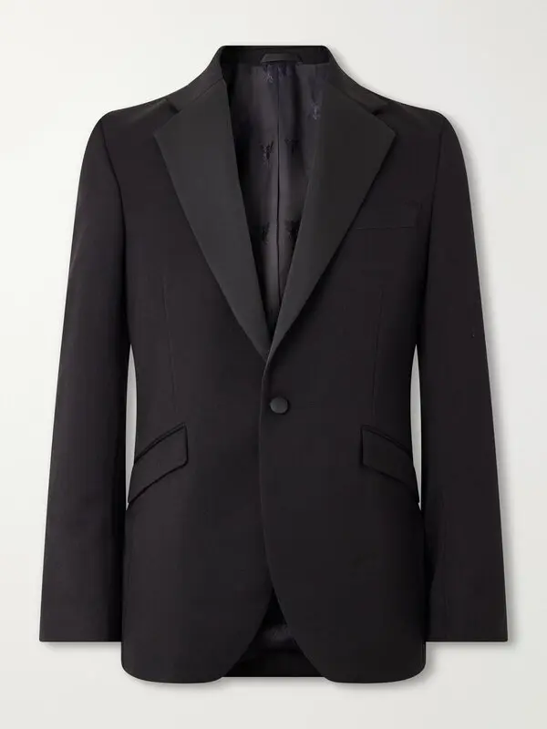 FAVOURBROOK Tommy Grosgrain-trimmed Wool Tuxedo Jacket