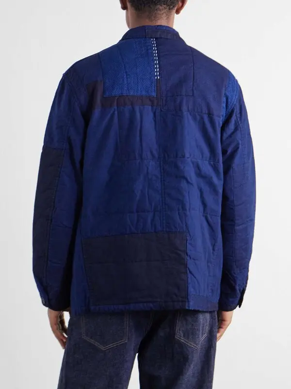 Blue Blue Japan Nenrin Patchwork Cotton Jacket