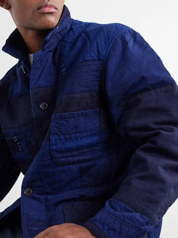 Blue Blue Japan Nenrin Patchwork Cotton Jacket