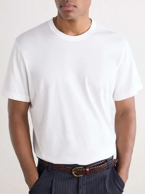 JAMES PERSE Lotus Cotton-jersey T-shirt