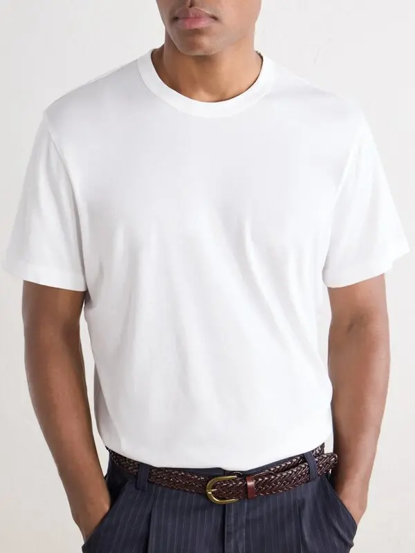 JAMES PERSE Lotus Cotton-jersey T-shirt