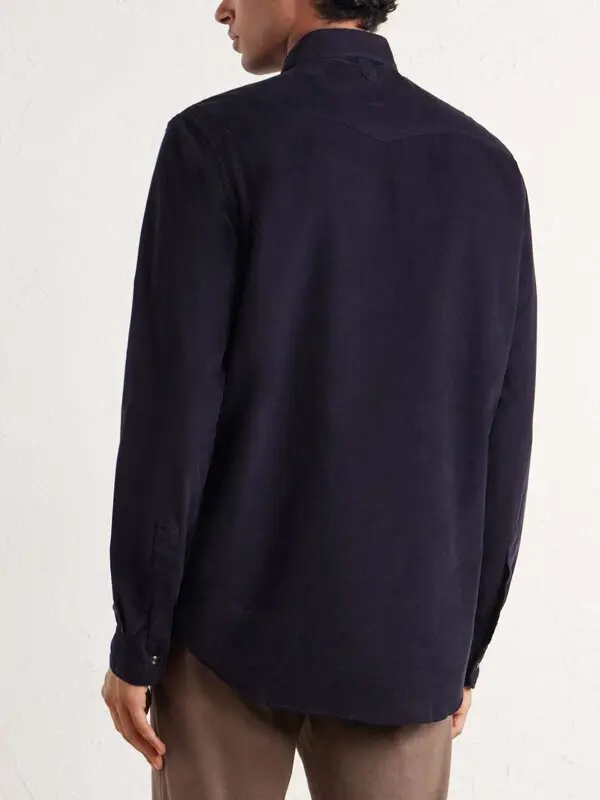 Canali Cotton-corduroy Shirt