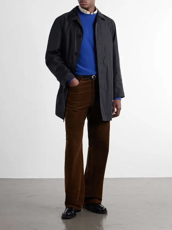 Burberry Logo-embroidered Cashmere-blend Sweater