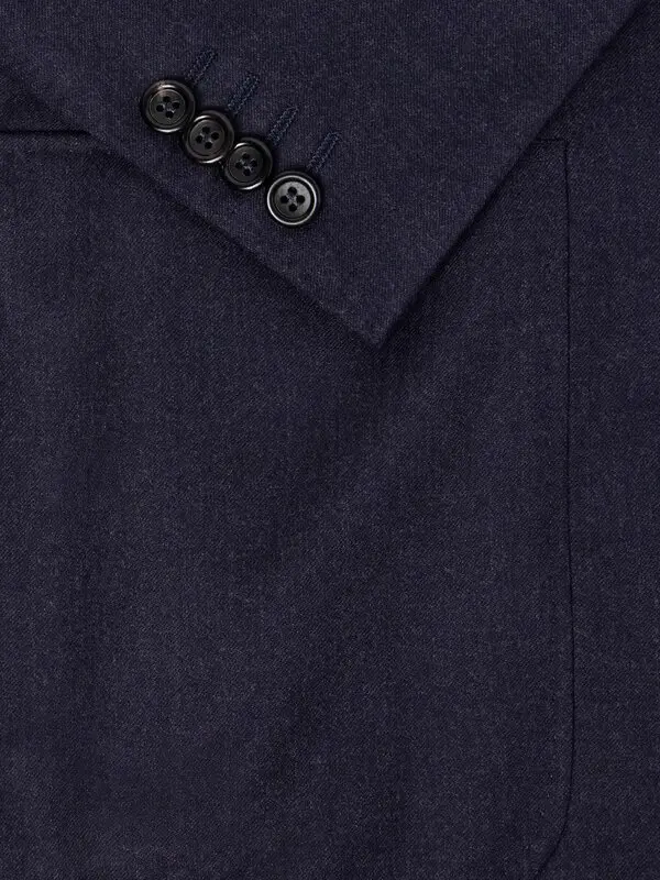 Canali Kei Wool Suit Jacket