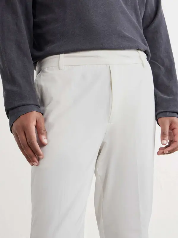 JAMES PERSE Slim-fit Stretch Cotton-blend Trousers