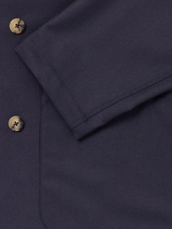 De Bonne Facture Double-breasted Virgin Wool-twill Jacket