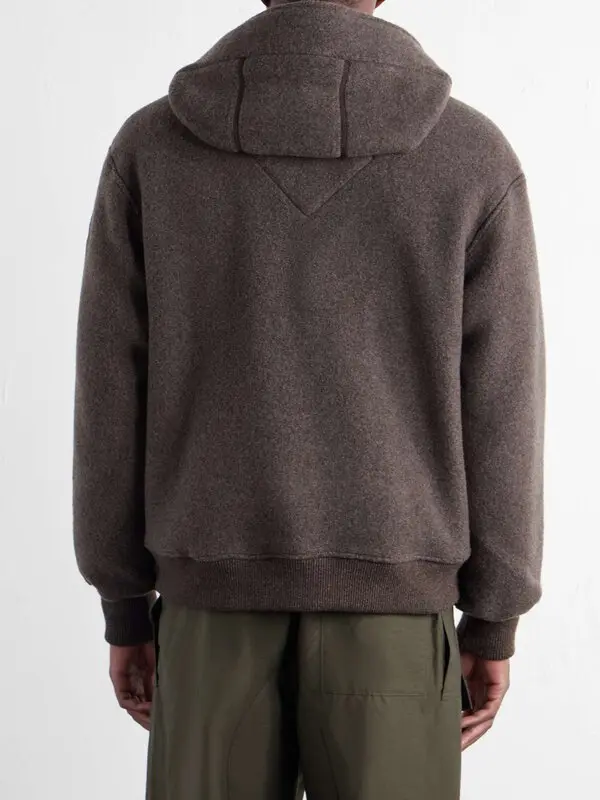 Canada Goose Chilliwack Hooded Wool-blend Fleece Bomber Jacket