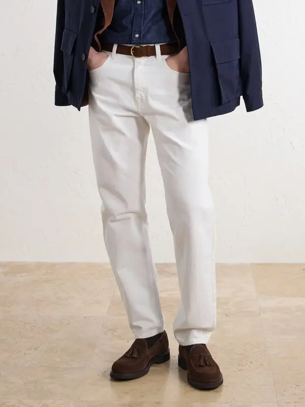 Canali Tasseled Nubuck Loafers