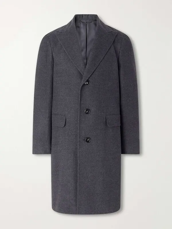 Canali Wool-flannel Coat