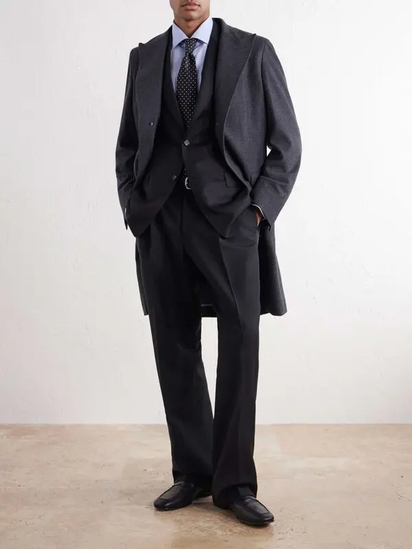 Canali Wool-flannel Coat