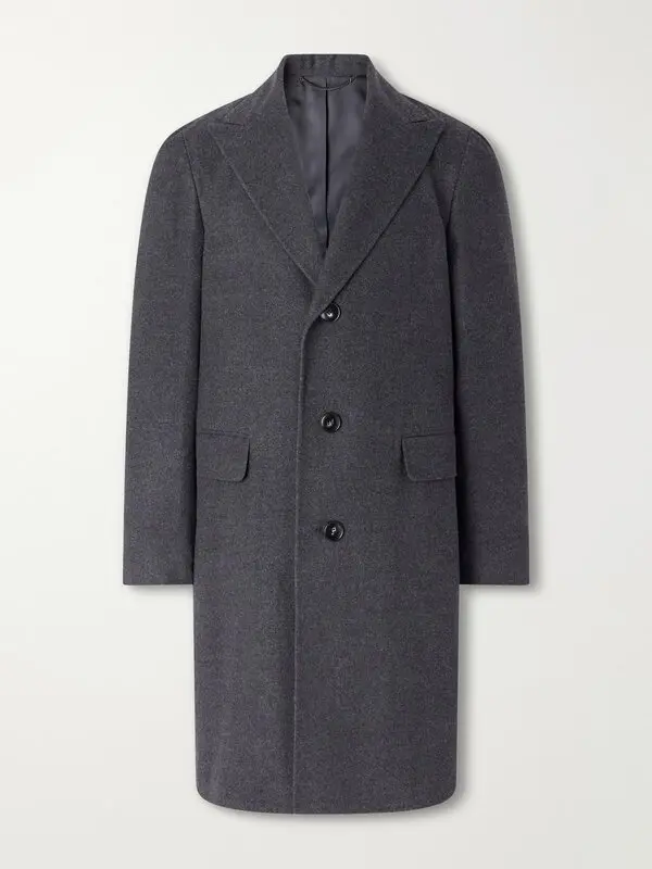 Canali Wool-flannel Coat