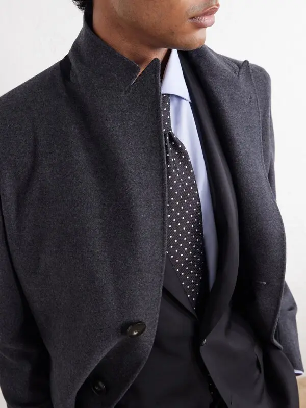 Canali Wool-flannel Coat