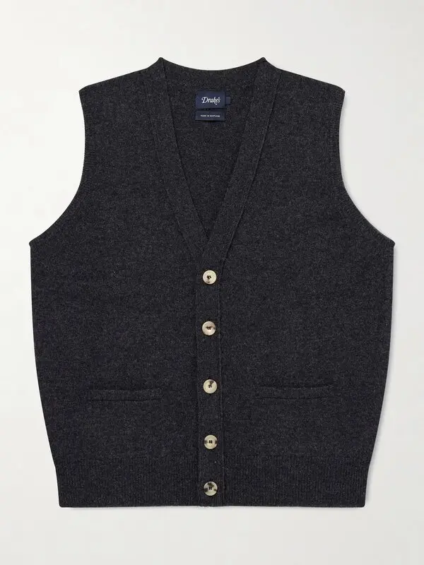 DRAKE'S Wool Vest