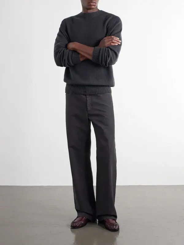 MARGARET HOWELL Seamless Merino Wool And Cashmere-blend Sweater