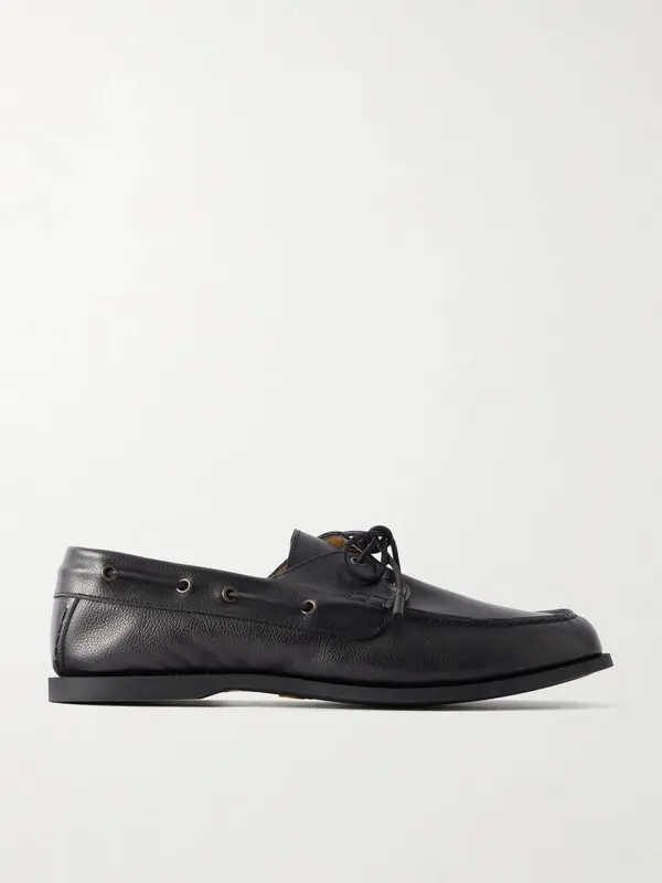 Frescobol Carioca Marina Full-grain Leather Boat Shoes
