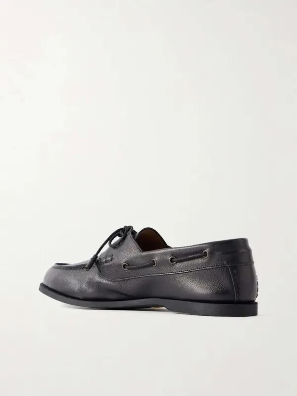 Frescobol Carioca Marina Full-grain Leather Boat Shoes