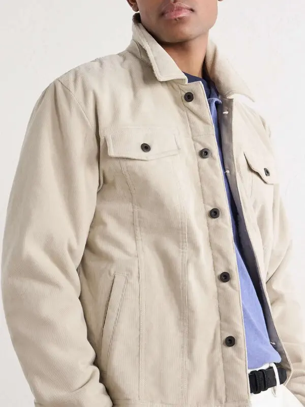 JAMES PERSE Stretch-cotton Corduroy Blouson Jacket