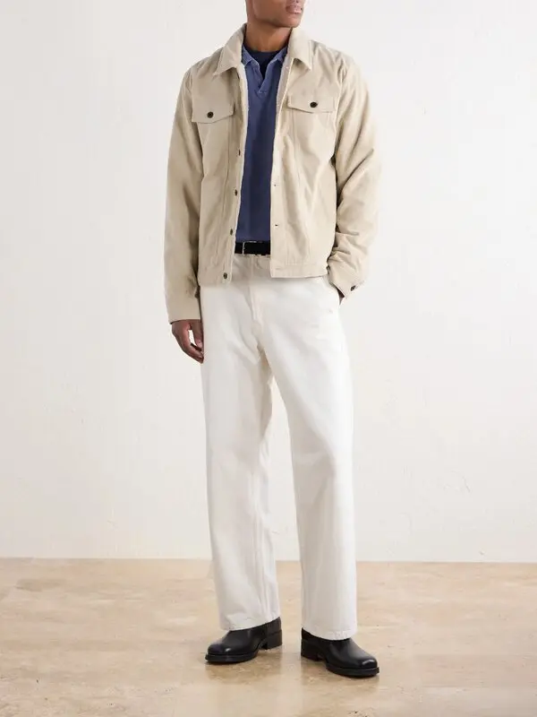 JAMES PERSE Stretch-cotton Corduroy Blouson Jacket