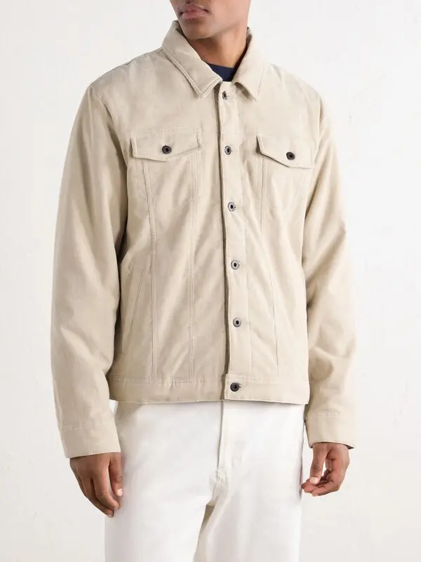 JAMES PERSE Stretch-cotton Corduroy Blouson Jacket