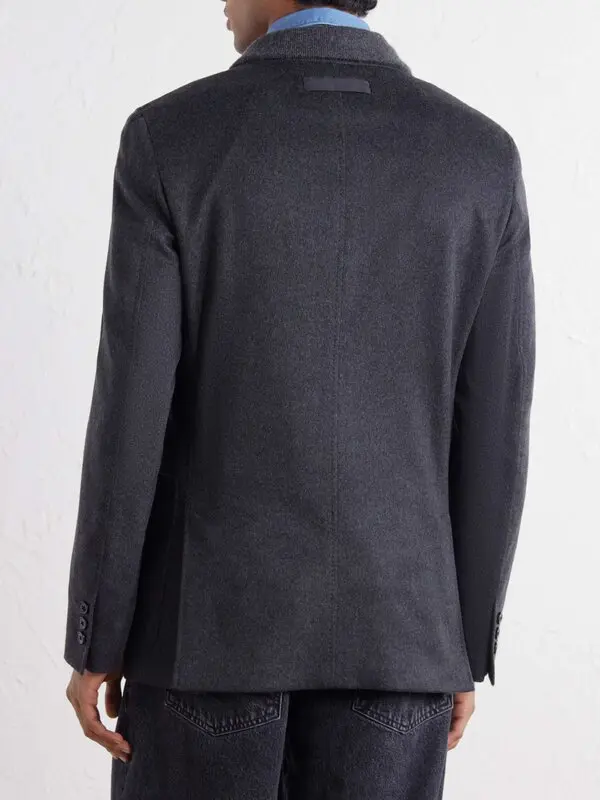 Zegna Oasi Cashmere Zip-up Blazer