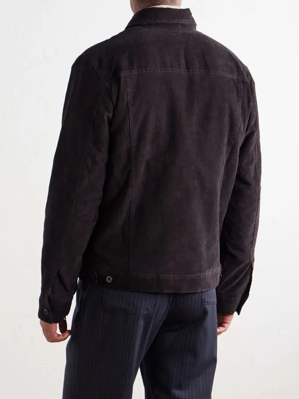 JAMES PERSE Stretch-cotton Corduroy Blouson Jacket