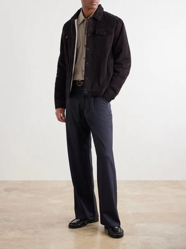 JAMES PERSE Stretch-cotton Corduroy Blouson Jacket