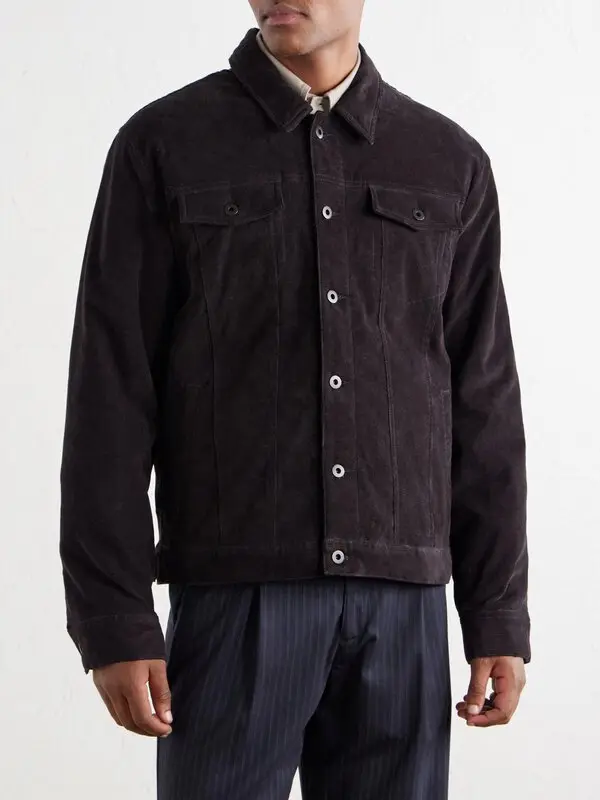 JAMES PERSE Stretch-cotton Corduroy Blouson Jacket