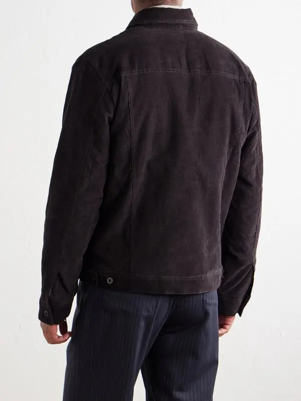 JAMES PERSE Stretch-cotton Corduroy Blouson Jacket