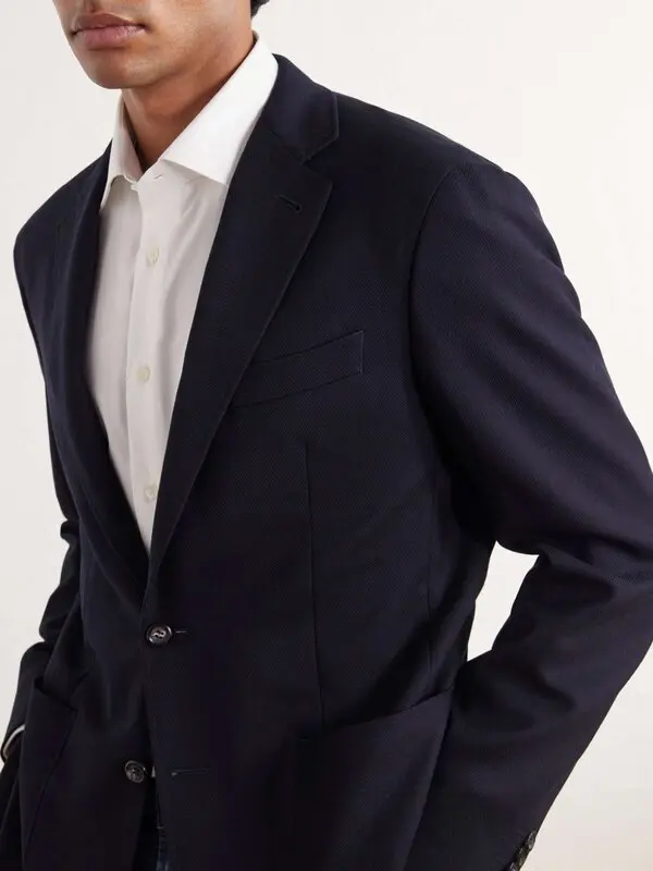 Canali Kei Wool-blend Blazer