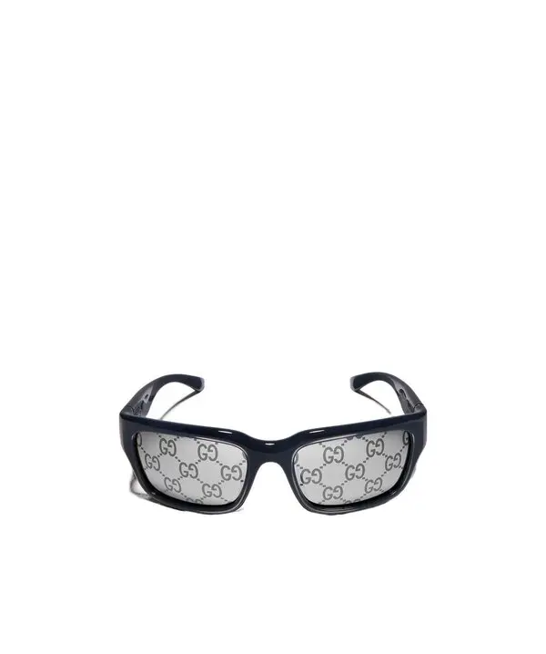 Gucci Rectangular-frame Sunglasses - Blue