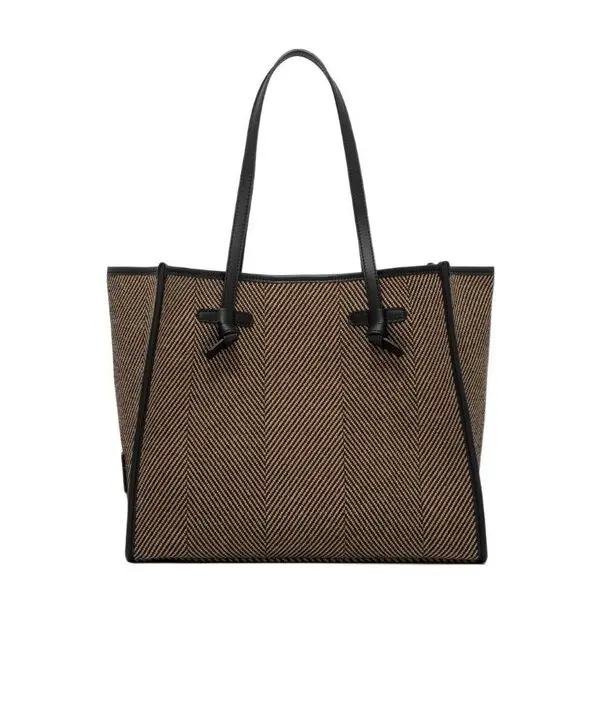 GIANNI CHIARINI Marcella Herringbone Shopping Bag