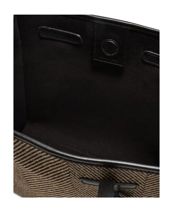 GIANNI CHIARINI Marcella Herringbone Shopping Bag