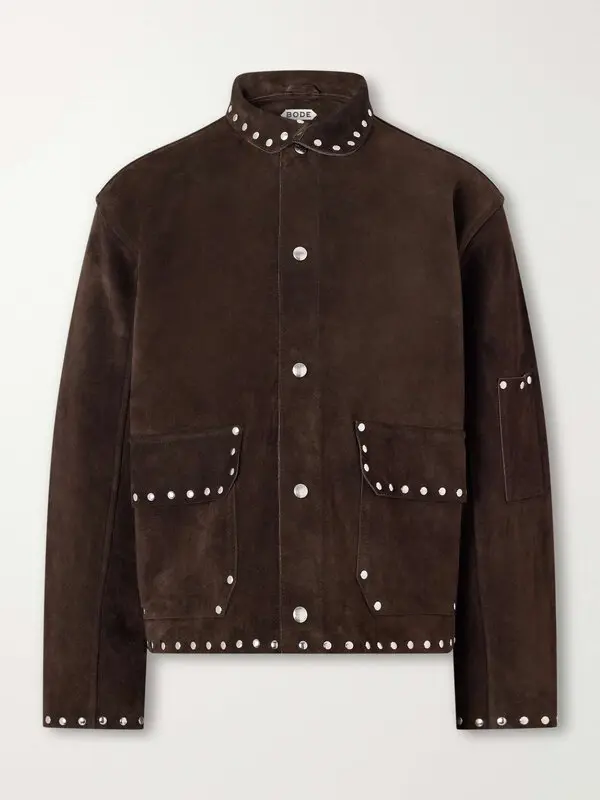BODE Studded Suede Jacket
