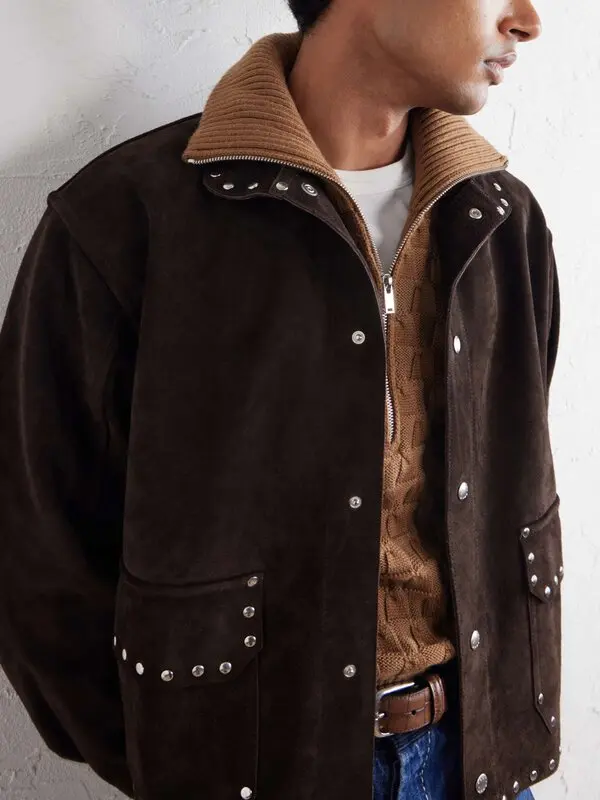 BODE Studded Suede Jacket