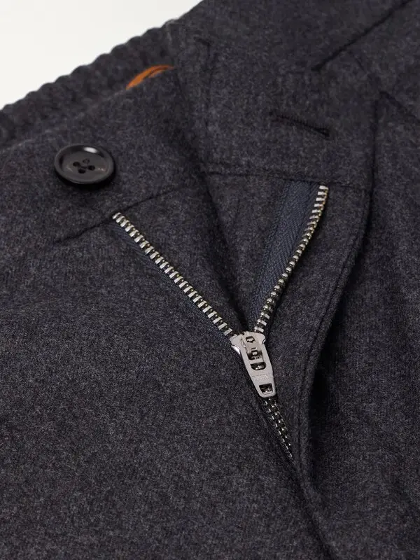 Zegna Straight-leg Wool, Cashmere And Silk-blend Trousers
