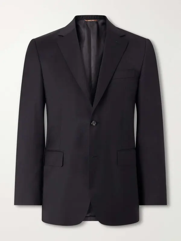 Canali Impeccabile Wool-fresco Suit Jacket
