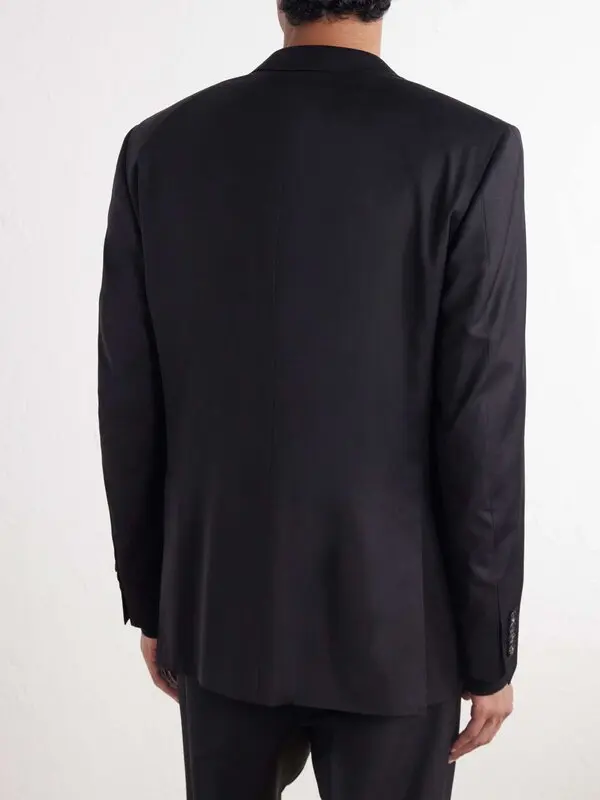 Canali Impeccabile Wool-fresco Suit Jacket