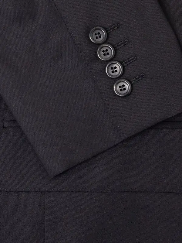 Canali Impeccabile Wool-fresco Suit Jacket