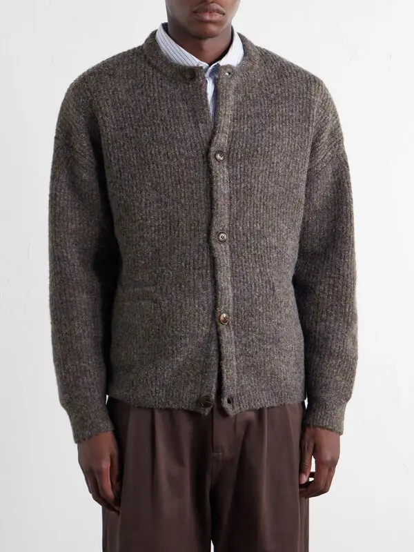 FRIZMWORKS Knitted Cardigan - Brown