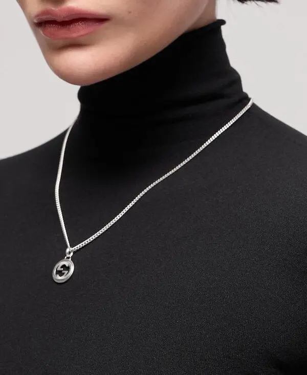 Gucci Interlocking Pendant Necklace