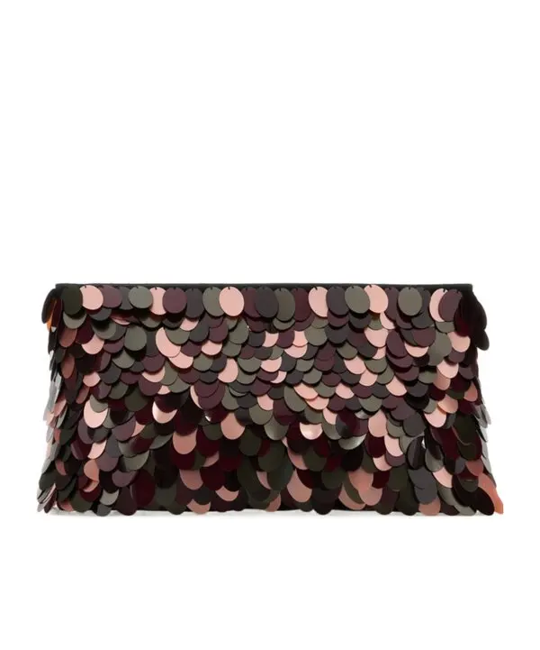 Dries Van Noten Sequin Embellished Pouch - Black