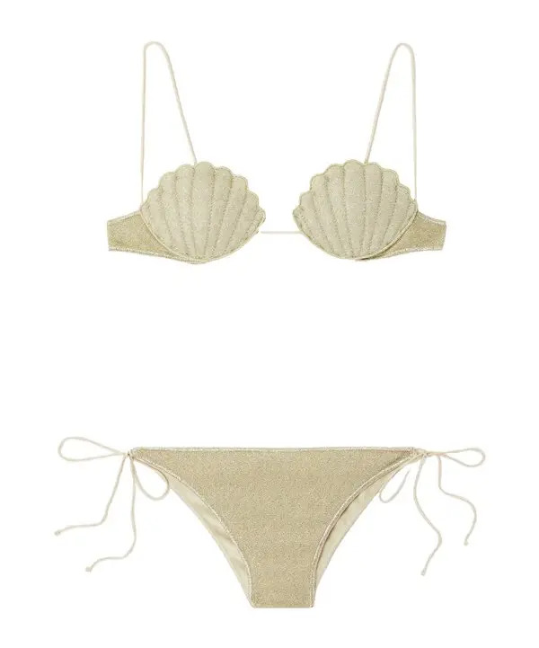 Oseree Metallic Bikini - No
