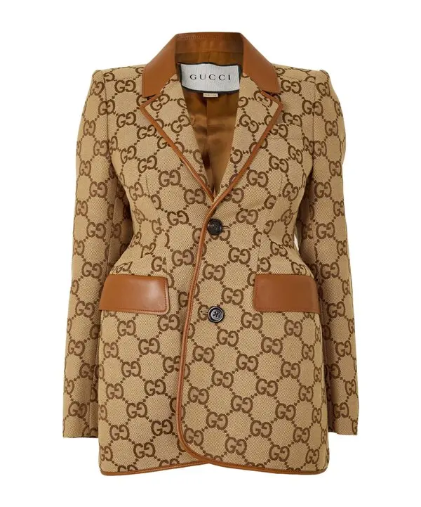 Gucci Longlength Blazer - Brown