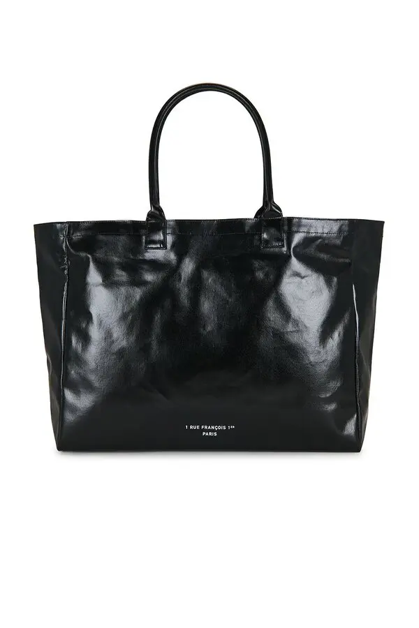 ANINE BING Leo Coated Canvas Tote