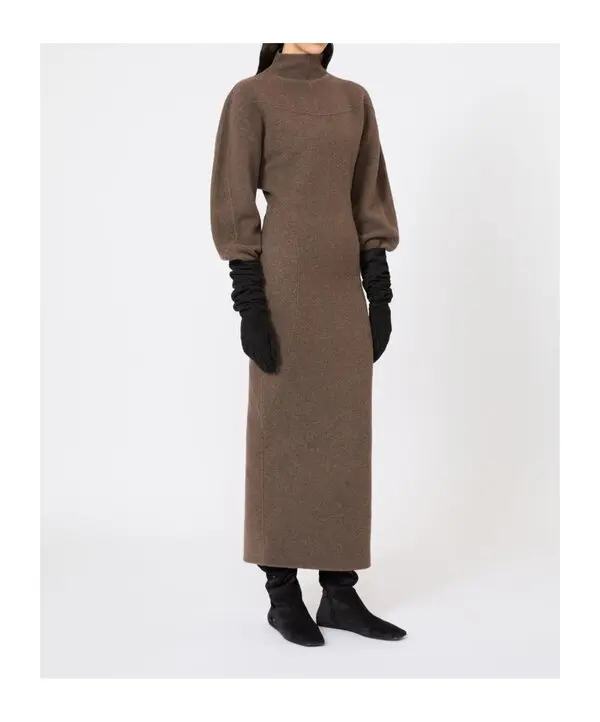 Max Mara Wide Sleeved Jersey Dress