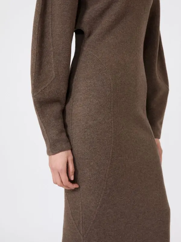 Max Mara Wide Sleeved Jersey Dress