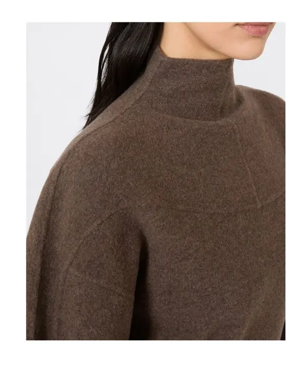 Max Mara Wide Sleeved Jersey Dress - Mud Color