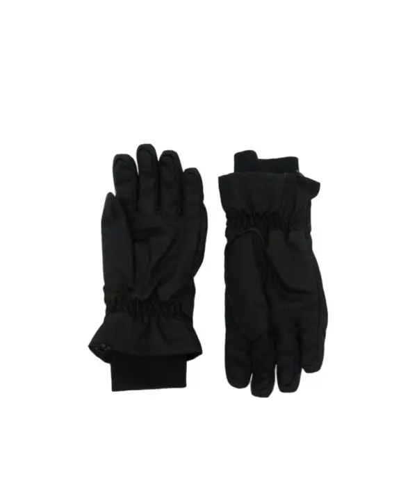 Y3 Logo-print Zip-detail Gloves